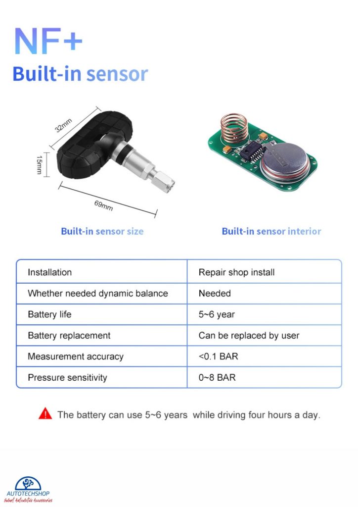 AutoSense Toyota Specific 4 Sensor Internal TPMS Kit - AutoTechShop
