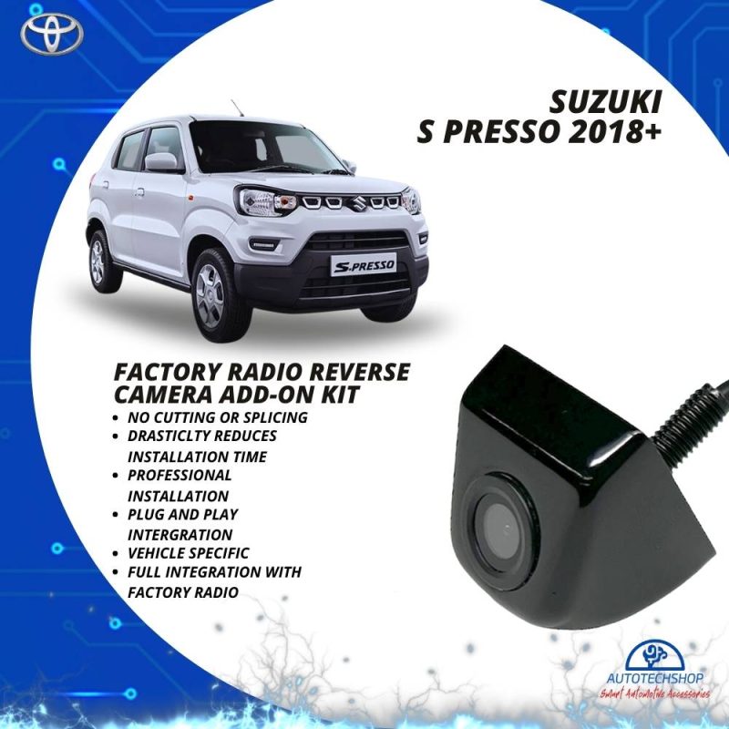 AutoVision Suzuki S-presso 2018+ Reverse Camera Add-On Kit For Factory ...
