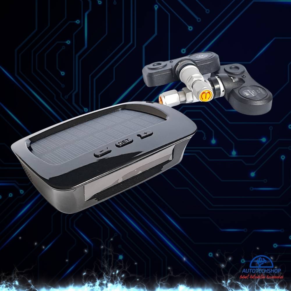 AutoSense Universal 4 Internal Sensor Kit With Solar-Powered Display ...