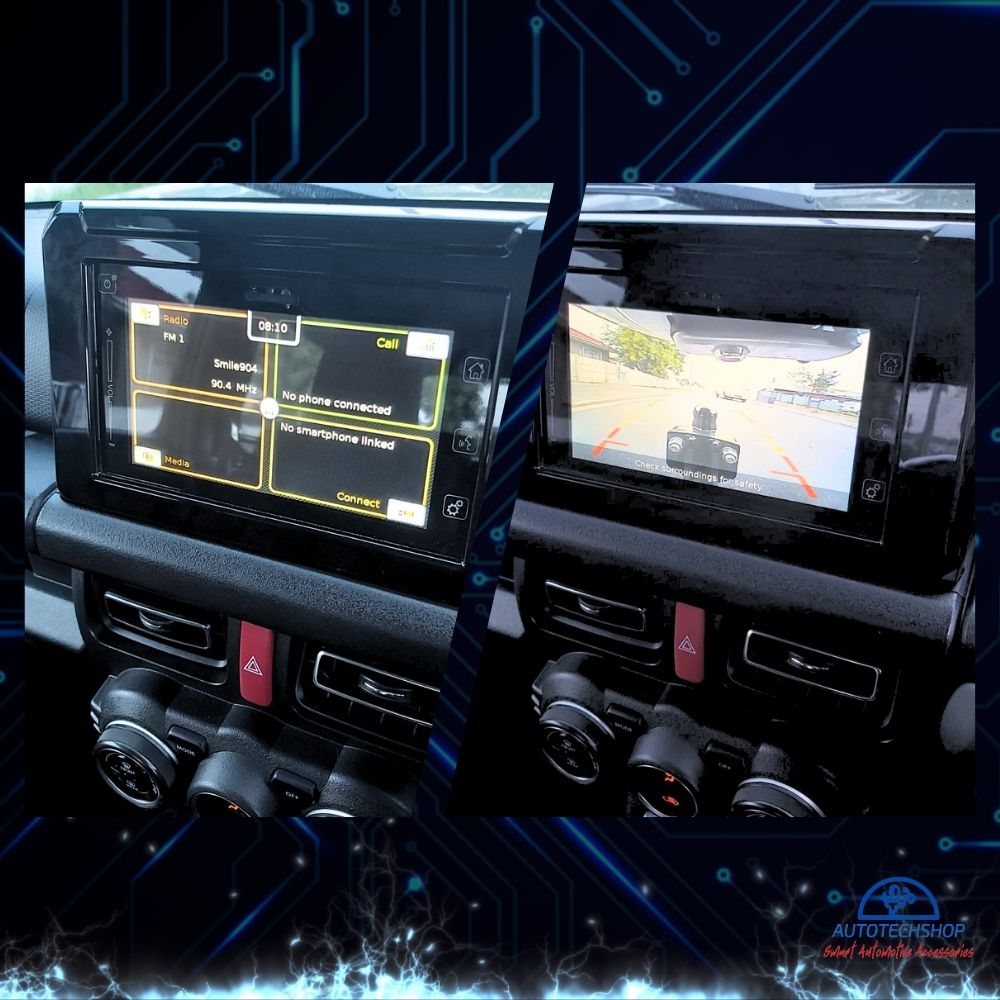 AutoVision Suzuki Jimny 2018+ Nr Plate Reverse Camera Add-On Kit For ...