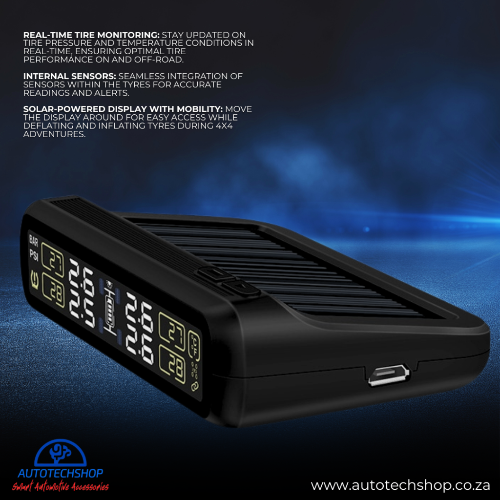 AutoSense Universal 4 Internal Sensor Kit With Solar-Powered Display ...