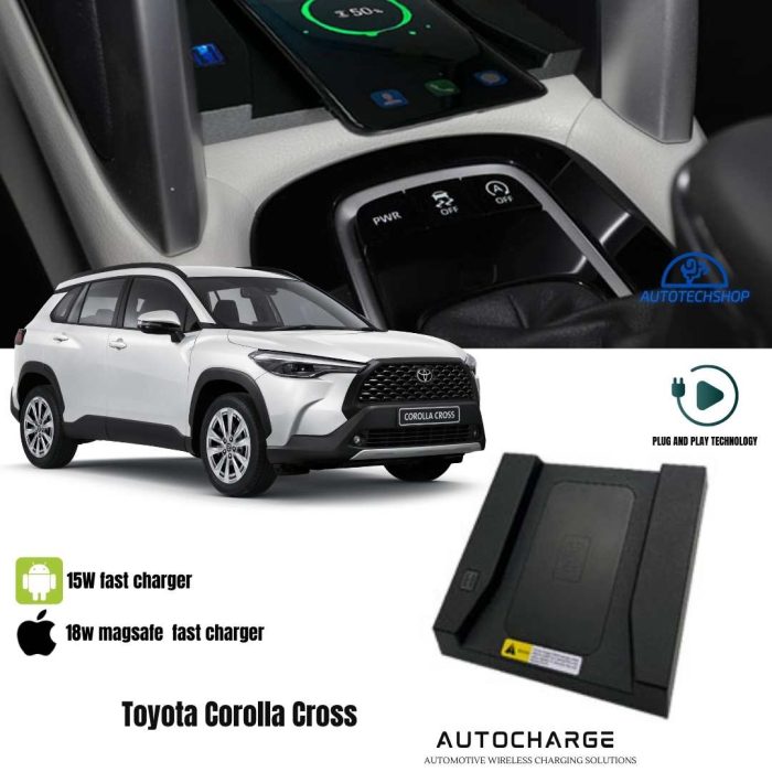 Wireless 18W fast charger for Toyota Cross 2021+ (iOS) – AutoTechShop