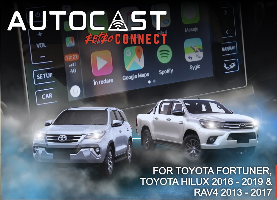 AutoCast Retro Connect Toyota Fortuner/Hilux 2016-2019 - AutoTechShop